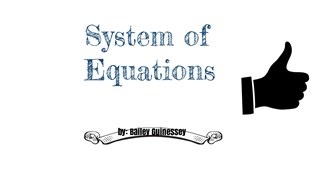 System of Equations at emaze Presentation