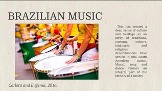 Brazilian music at emaze Presentation
