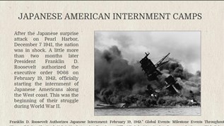 Internment of Japanese Americans at emaze Presentation