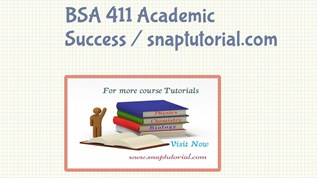 BSA 411 Academic Success snaptutorial.com at emaze Presentation
