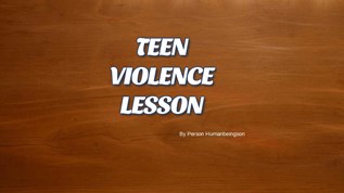 Teen violence at emaze Presentation