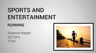 Running at emaze Presentation