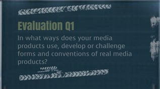 Evaluation Q1 (A2) at emaze Presentation