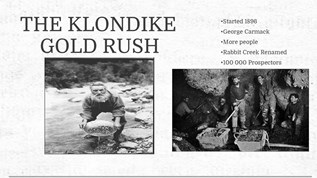 Klondike Gold Rush at emaze Presentation