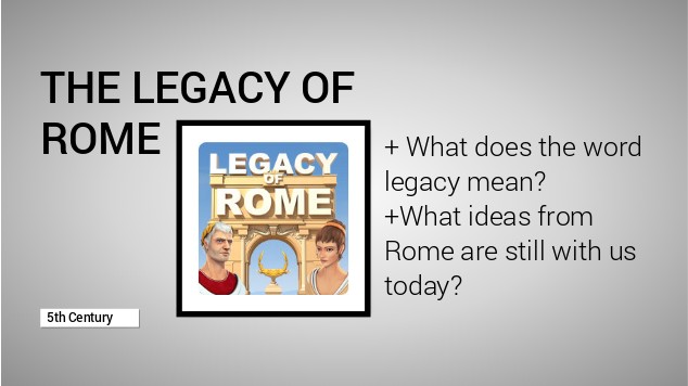 The Legacy of Rome at emaze Presentation