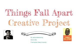 Things Fall Apart at emaze Presentation