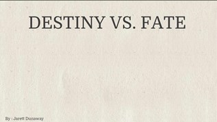 Destiny vs. Fate at emaze Presentation