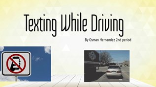 Texting While driving p at emaze Presentation