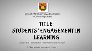 PD: Students' Engagement in Learning at emaze Presentation