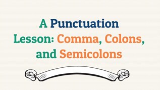 Comma, Colons, and Semicolons at emaze Presentation