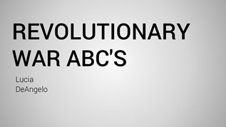 Revolutionary war abc on emaze