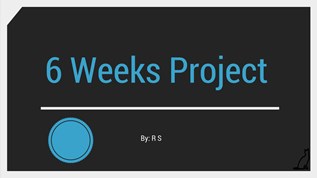 6 Weeks Project at emaze Presentation