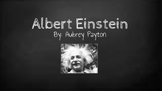 Albert Einstein at emaze Presentation