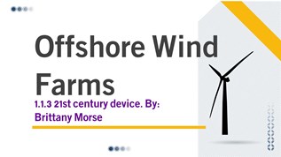 Offshore Wind Farms at emaze Presentation