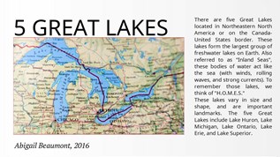 5 Great Lakes at emaze Presentation