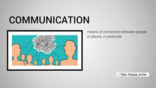 COMMUNICATION at emaze Presentation