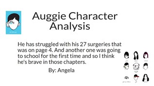 Auggie Character at emaze Presentation