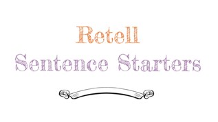 Retell sentence starters at emaze Presentation