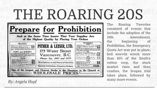 The Roaring 20s at emaze Presentation