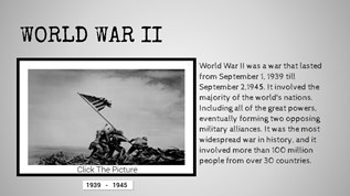 World War II Project at emaze Presentation