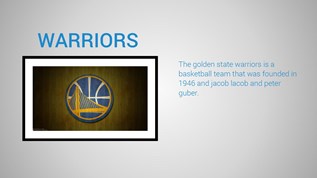 golden state warriors at emaze Presentation