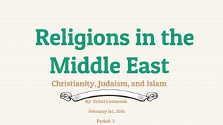 Religions in the Middle East at emaze Presentation
