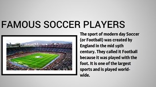 Famous Soccer Players at emaze Presentation