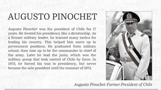 Augusto Pinochet at emaze Presentation