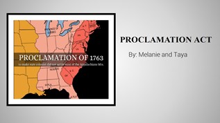 Proclamation of 1763 at emaze Presentation