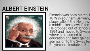 Albert Einstein at emaze Presentation