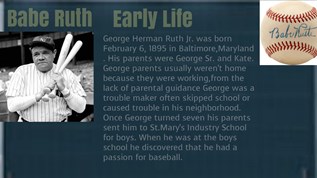 Babe Ruth at emaze Presentation