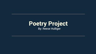 Poetry Project at emaze Presentation