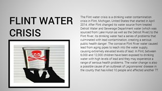 Flint Water Crisis at emaze Presentation