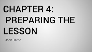 Visible Learning John Hattie Chapter 4 at emaze Presentation
