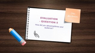 Evaluation - Question 5 at emaze Presentation