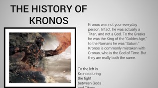 The History of Kronos at emaze Presentation