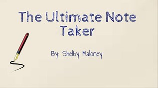 The Ultimate Note Taker at emaze Presentation