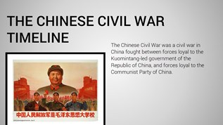 Chinese Civil War at emaze Presentation