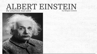 A genius is born at emaze Presentation