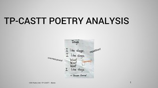 TP-CASTT Poetry Analysis at emaze Presentation