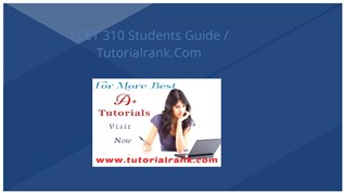ECET 310 Students Guide Tutorialrank.Com at emaze Presentation