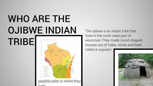 The ojibwe tribe at emaze Presentation