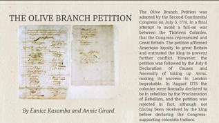 The Olive Branch Petition at emaze Presentation
