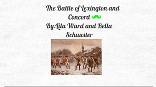 The Battle of Lexington and concord at emaze Presentation
