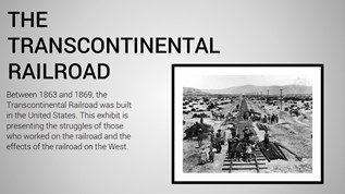 Transcontinental Railroad on emaze