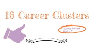 16 Career Clusters at emaze Presentation