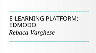 E-Learning Platform Edmodo at emaze Presentation