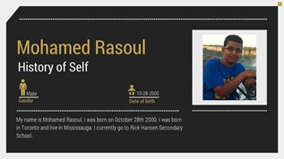 History of self at emaze Presentation