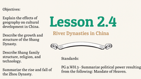 Lesson 2.4: River Dynasties in China on emaze