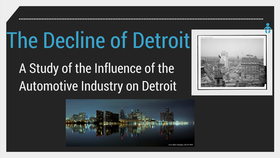 Decline of Detroit at emaze Presentation